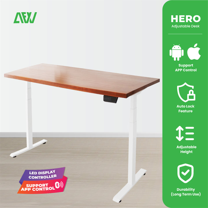Meja Adjustable Nyaman, Standing Desk Awet dan Berkualitas – All For Work